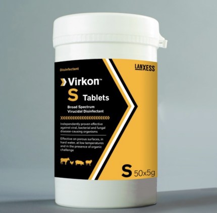 Disinfectants: Virkon S 5gm tablets - 2 pack sizes